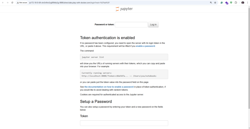 Installing Jupyter Notebook on Docker Installing Jupyter Notebook on Docker